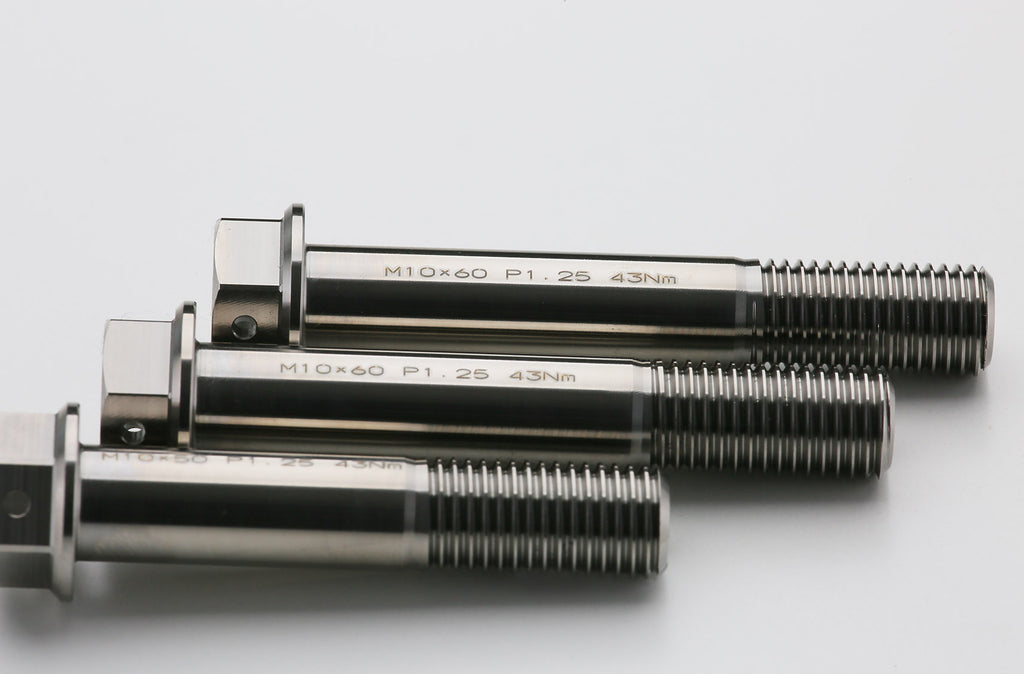 AELLA Titanium Bolts for Brembo Radial Mount Calipers